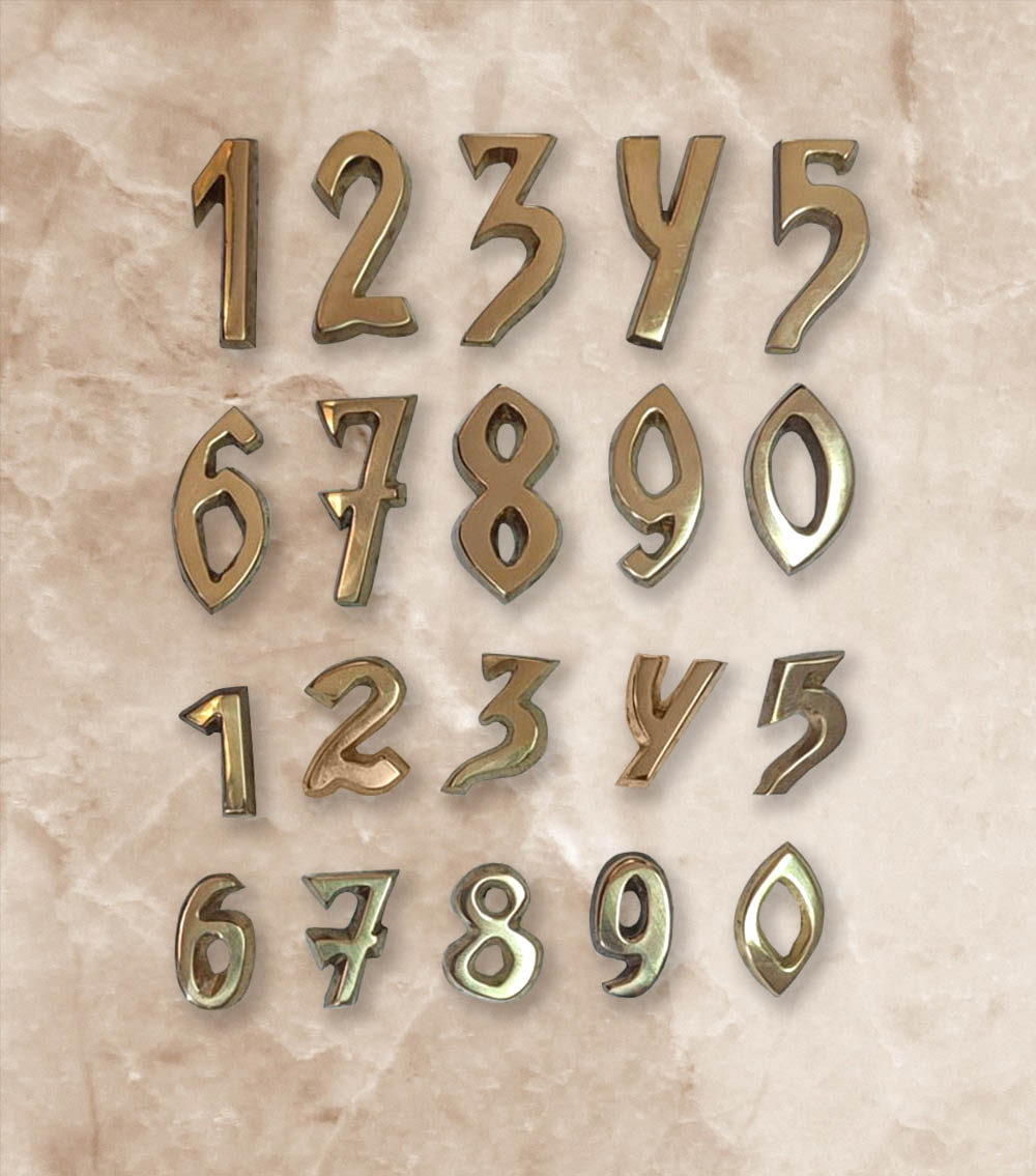 Slova i brojevi: Ćirilični font - STAROSLOVENSKO